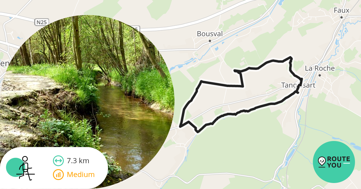 #180413 - Tangissart, Ry d'Hez en Kapellen*** - Wandelroute | RouteYou