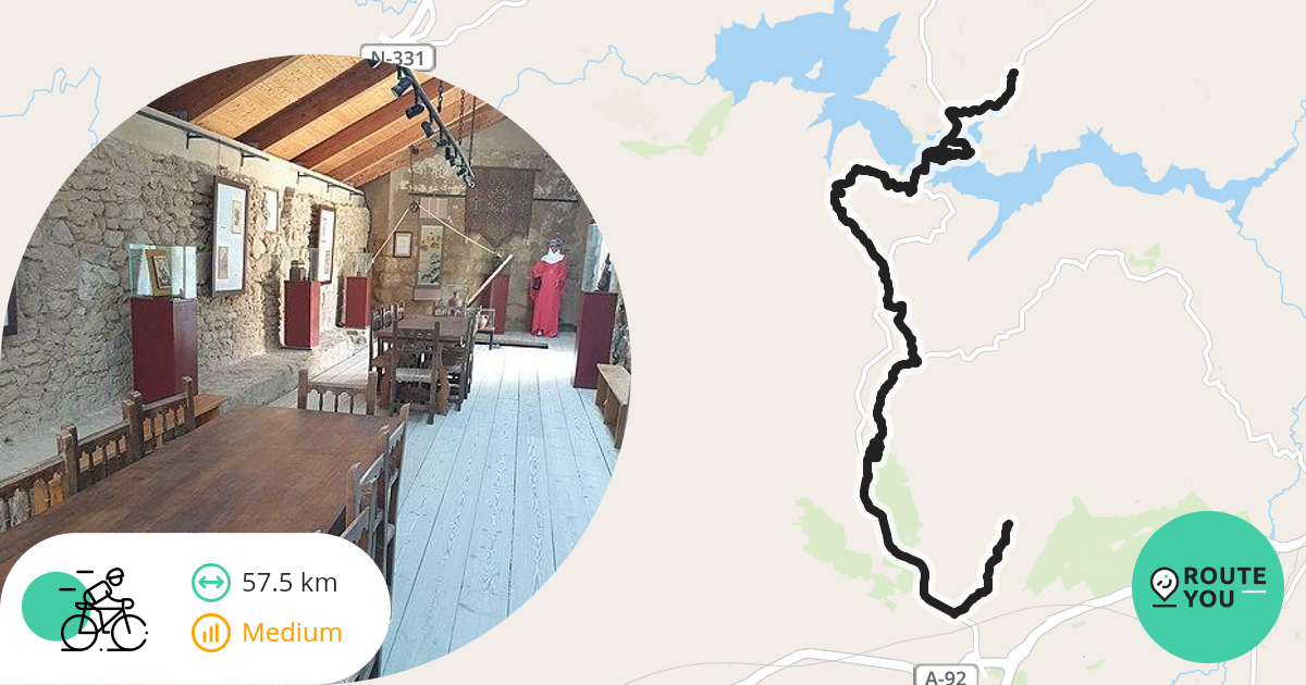 Iznájar + Arayo de Priego - Ruta ciclista de carretera | RouteYou