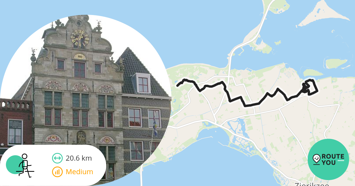 Wandeling Brouwershaven en dan naar Renesse - Wandelroute | RouteYou