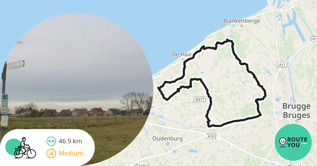 Poldertocht tussen Bredene en Zuienkerke - Recreatieve fietsroute ...