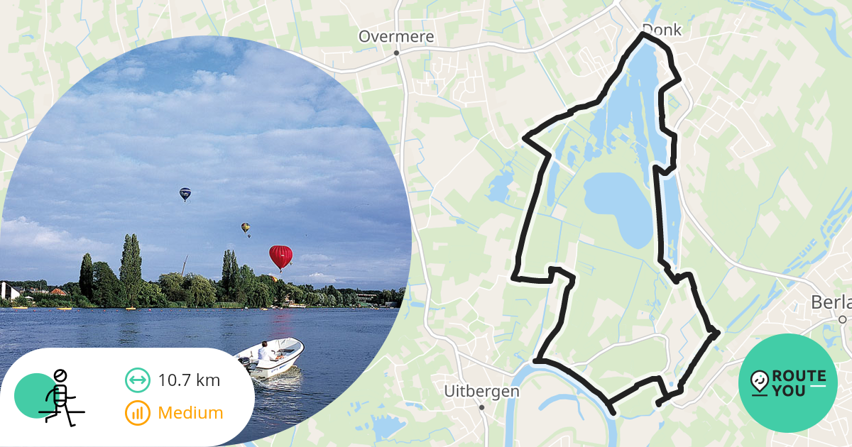 Donkmeer - Recreatieve wandelroute | RouteYou