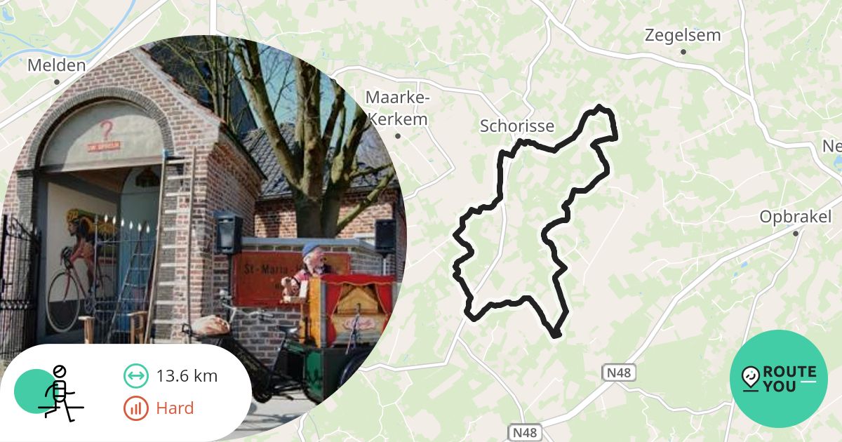 Klimmen en dalen in Maarkedal - Recreatieve wandelroute | RouteYou