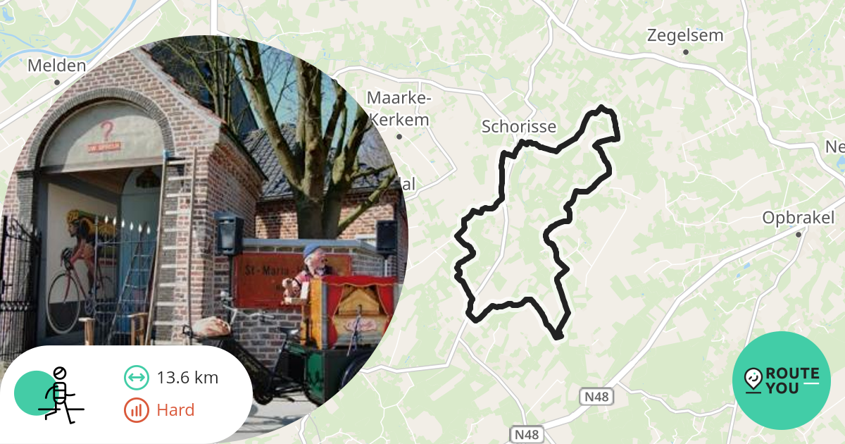 Klimmen en dalen in Maarkedal - Recreatieve wandelroute | RouteYou