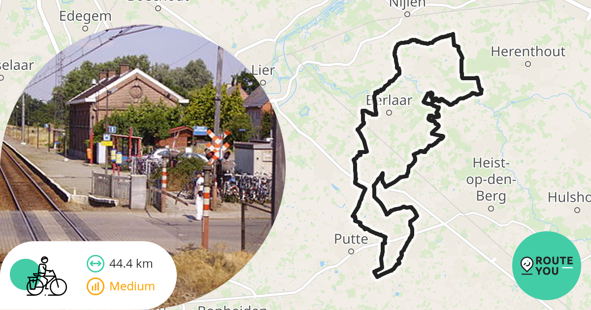 Fietsen over de Beerzelberg - Recreatieve fietsroute | RouteYou