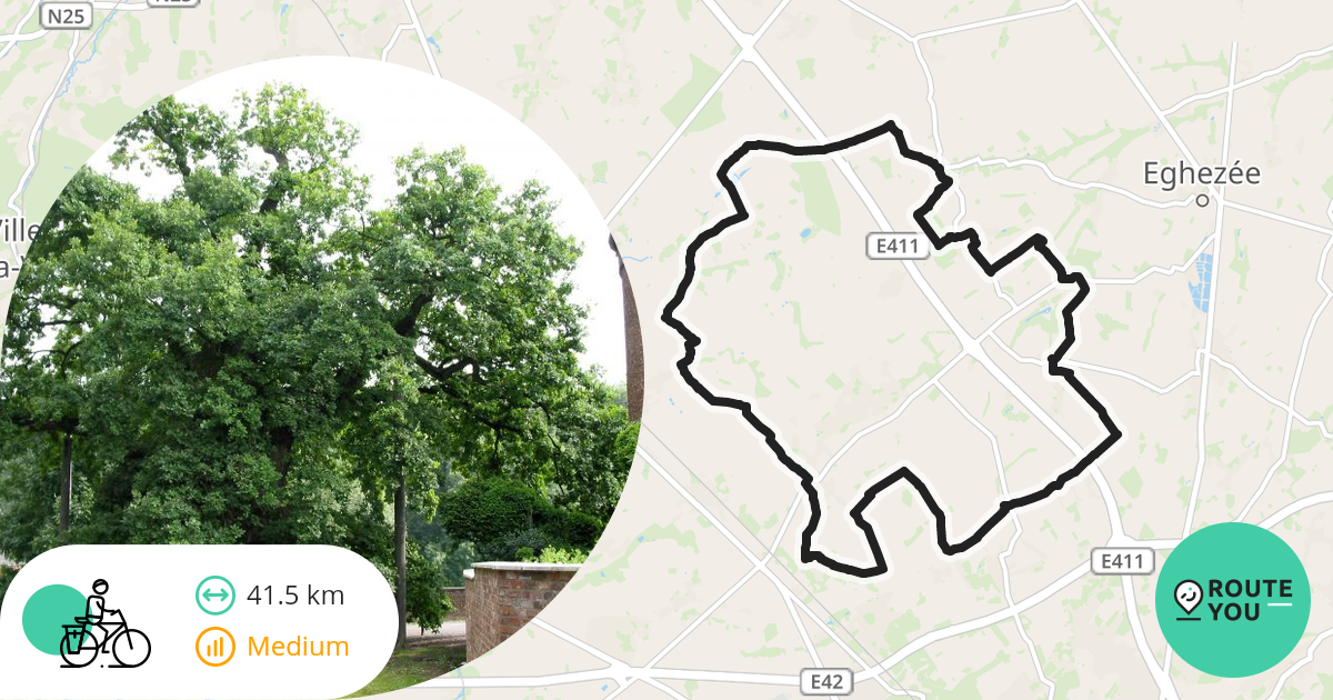 Hoeventocht rond Dhuy - Recreatieve fietsroute | RouteYou
