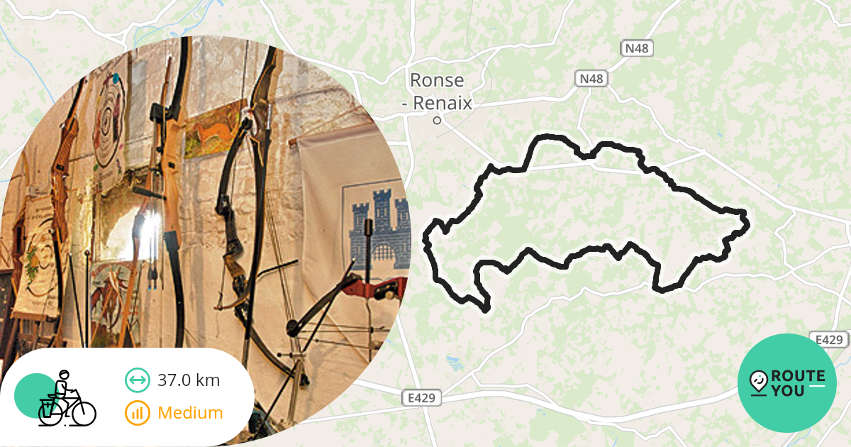 Fietsen in het Pays des Collines - Recreatieve fietsroute | RouteYou