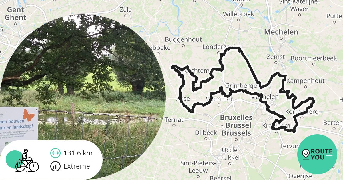 Een fietsknooppunten 3-daagse door het Regionaal Landschap Groene ...