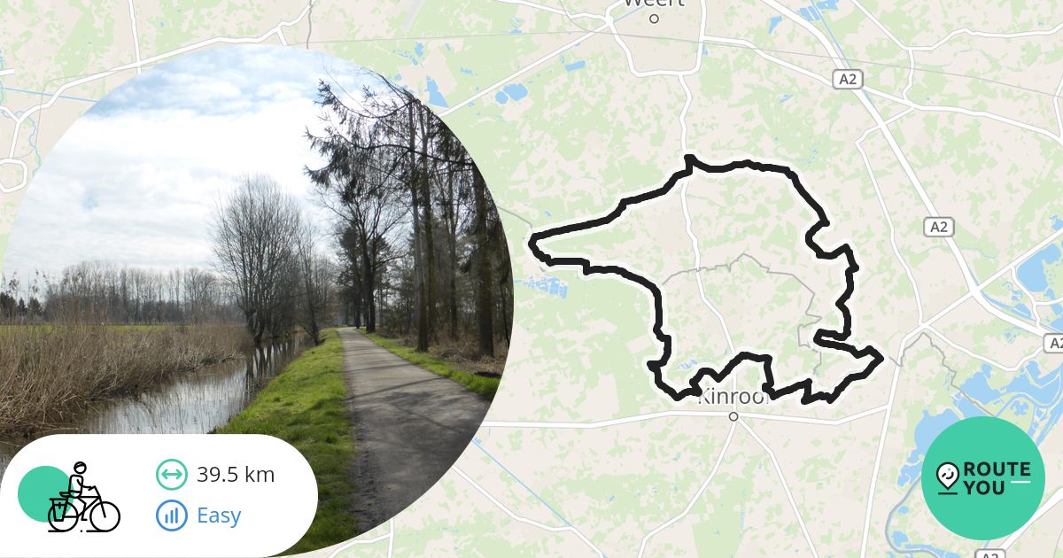 Fietsen ten noorden van Kinrooi - Recreatieve fietsroute | RouteYou