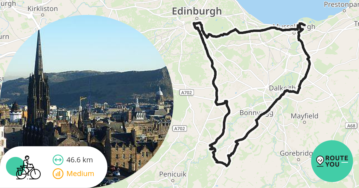 Edinburgh - Roslin - Cycle route | RouteYou