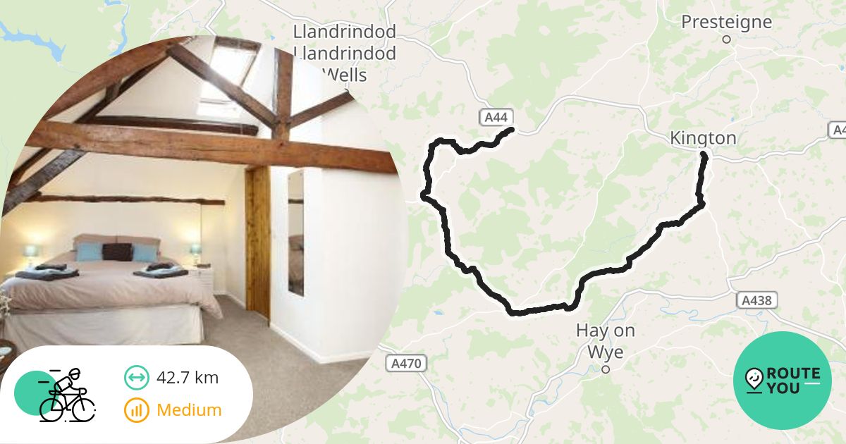 Kington Painscastle circular - Road bike route | RouteYou