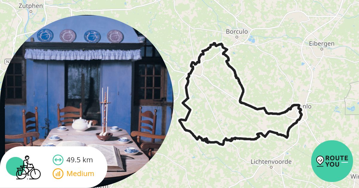 Slinge-Veengootroute vanuit Ruurlo - Recreatieve fietsroute | RouteYou