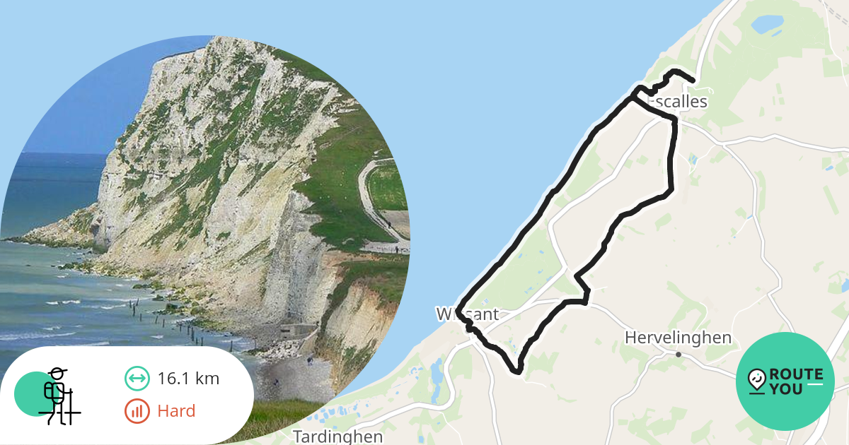 Cap Blanc Nez - Wissant - Hikingroute | RouteYou