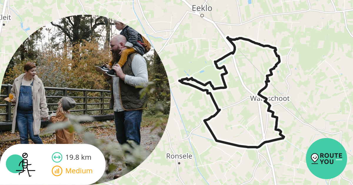 Eeklo : GR Luswandeling, Het Leen - Recreatieve wandelroute | RouteYou