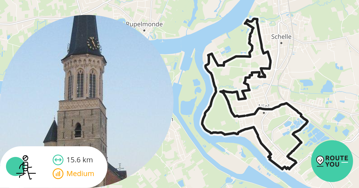 Wandelen in de oksel van Rupel en Schelde - Recreatieve wandelroute ...