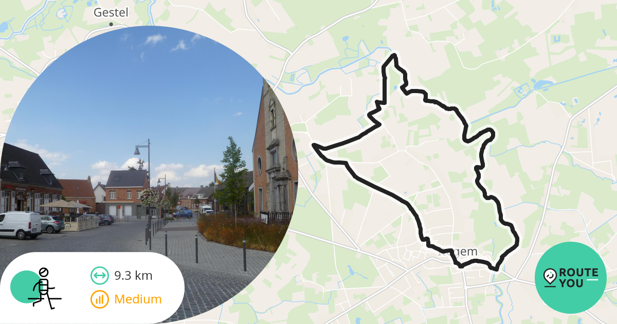 Langs de Grote Nete in Itegem - Recreatieve wandelroute | RouteYou
