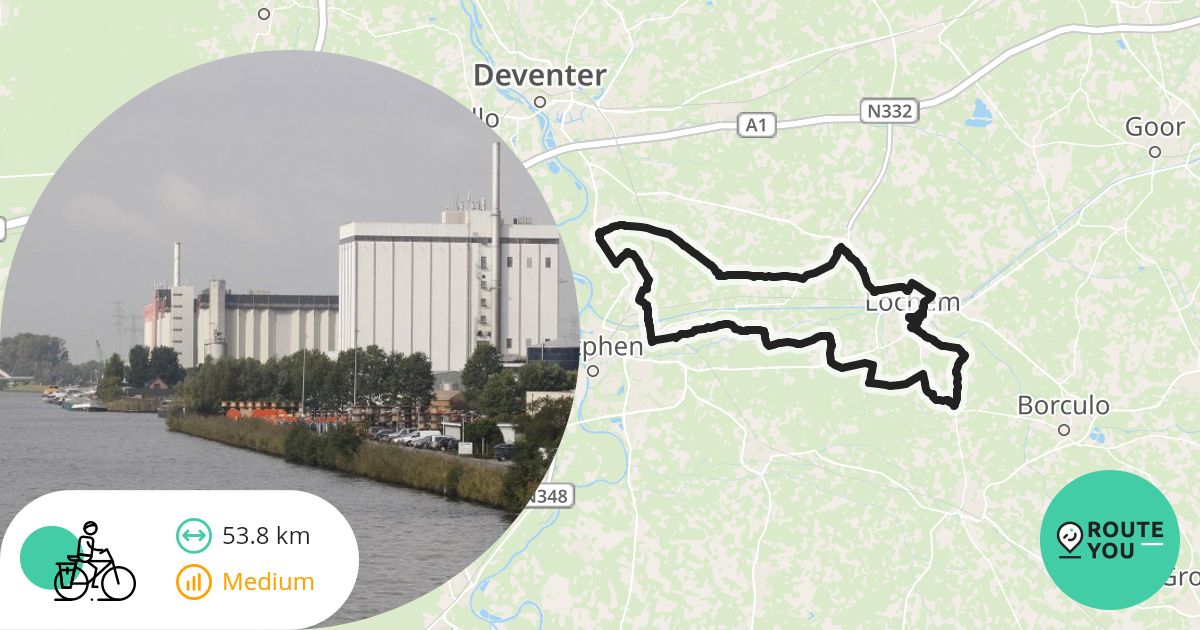 De Stentor-Rondje Groot Lochem - Recreatieve fietsroute | RouteYou