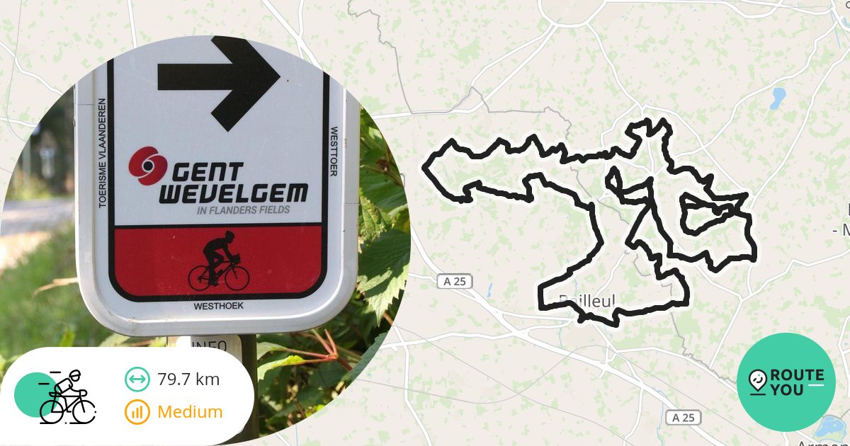 Gent-Wevelgem in Flanders Fields - Racefietsroute | RouteYou