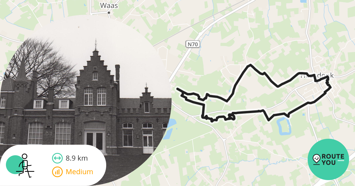 Haasdonk Bosgebied - Wandelroute | RouteYou