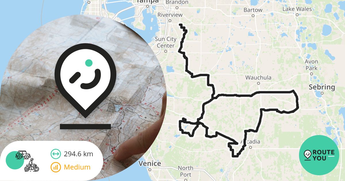 SouthRide_Long - Motorcycle and car route | RouteYou