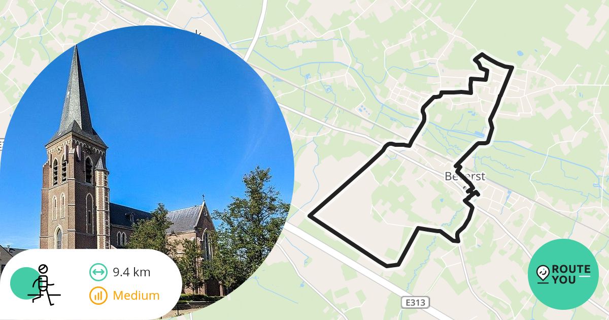 Wandelen in Beverst & Schoonbeek - Recreatieve wandelroute | RouteYou