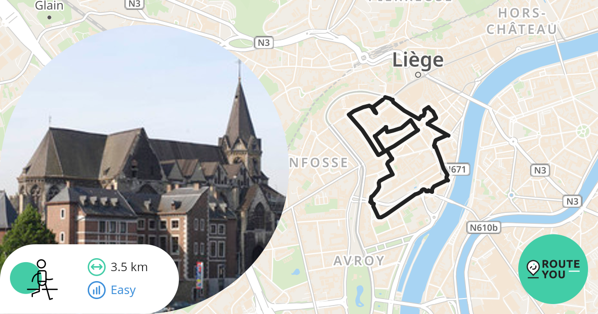 luik stadswandeling - Wandelroute | RouteYou