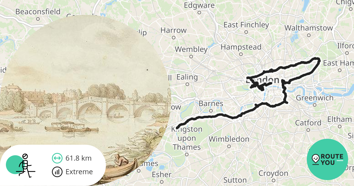 full monopoly walk - Recreational walking route | RouteYou