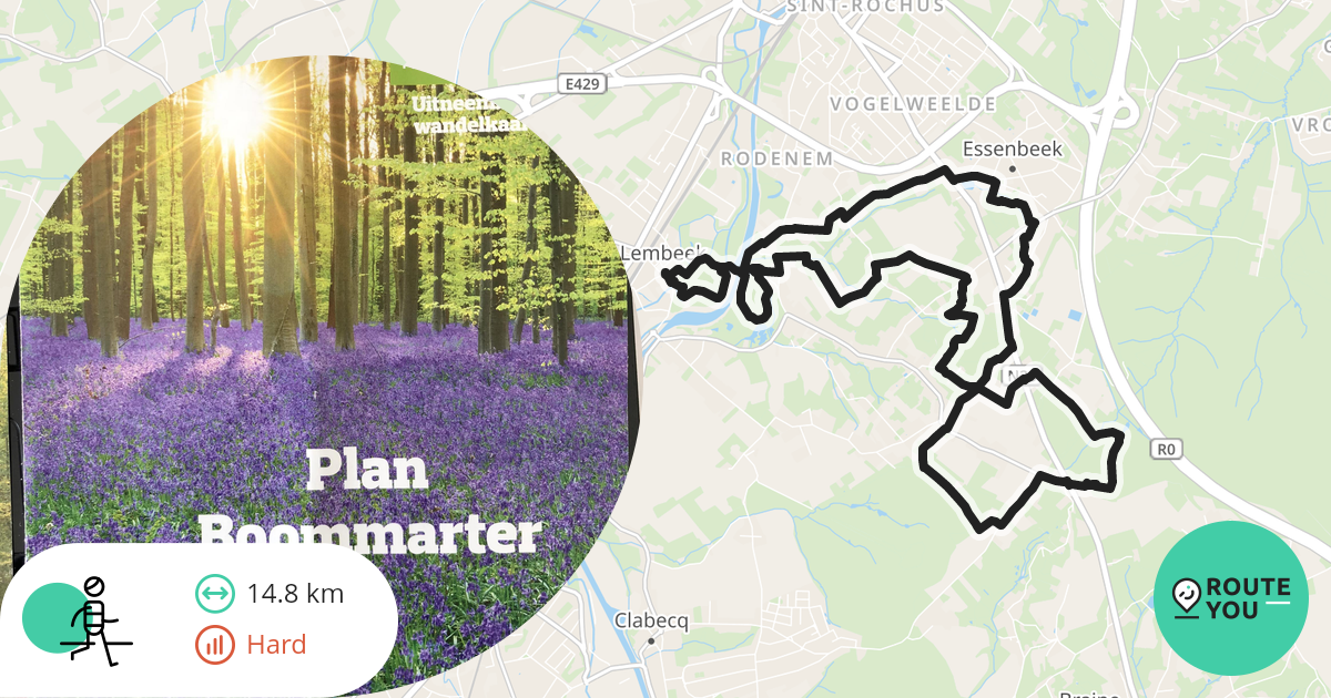 Lembeek (Halle) : Natuurpunt : Plan Boommarter 15 of 11 km ...