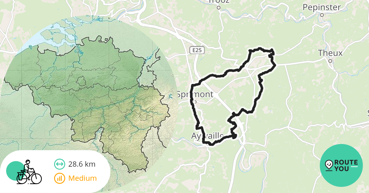 Un tour de jonctions de Sprimont à Sprimont - Balade à vélo | RouteYou