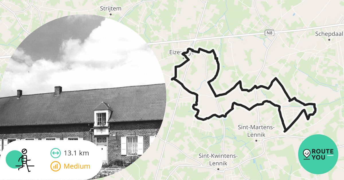 Lennik Kattenbos - Recreatieve wandelroute | RouteYou