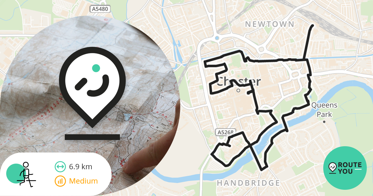 Chester City Walk - Walking route | RouteYou