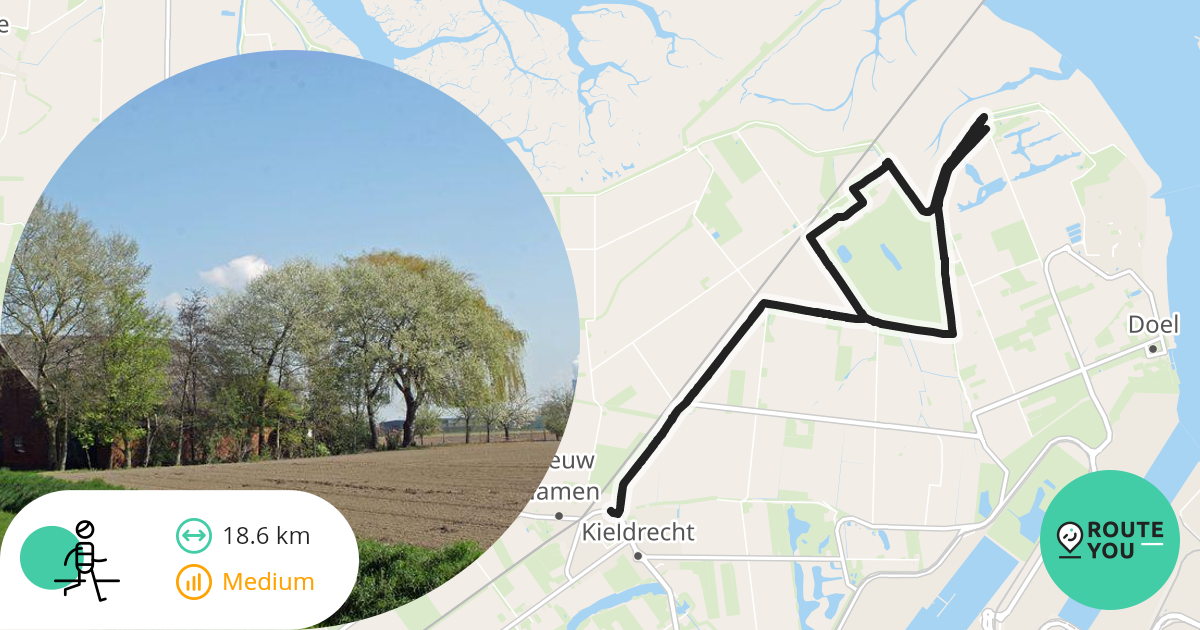 Prosperpolder - Recreatieve wandelroute | RouteYou