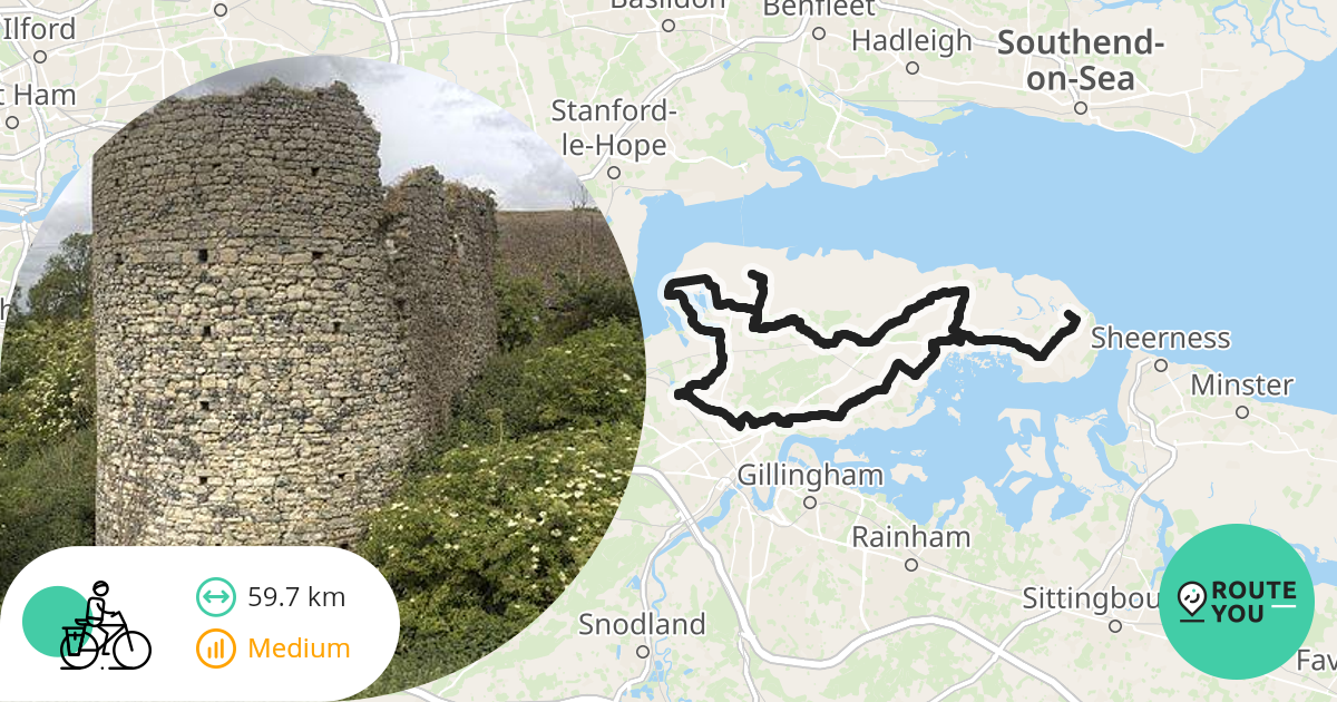 Hoo Peninsula (circular route) - Recreational cycle route | RouteYou