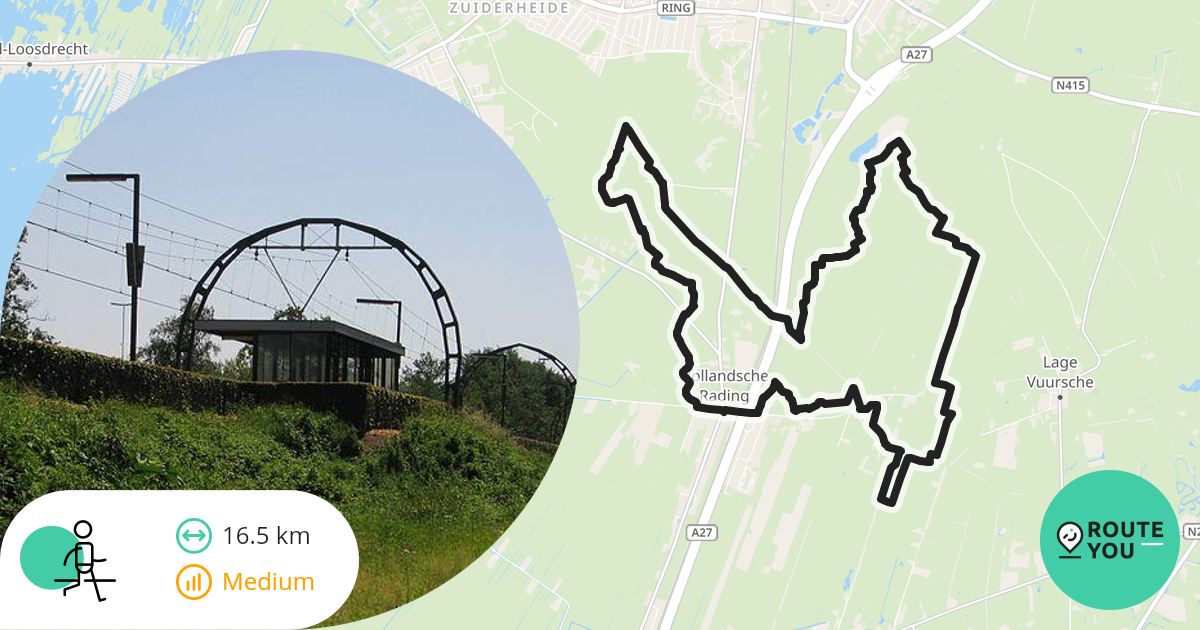 Hollandsche Rading - Wandelroute | RouteYou