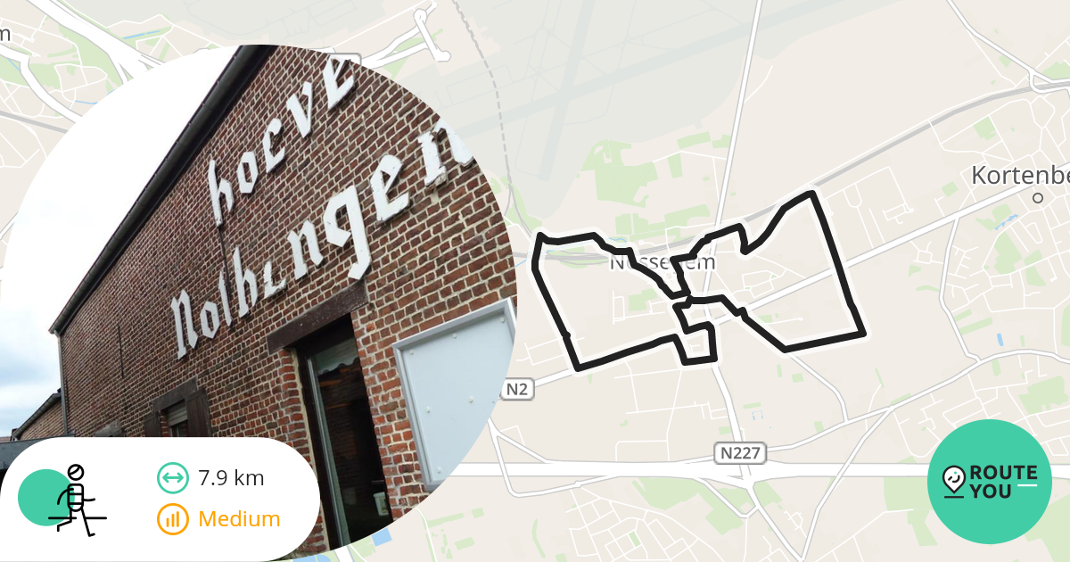 Airportwandeling - Nossegem - Recreatieve wandelroute | RouteYou