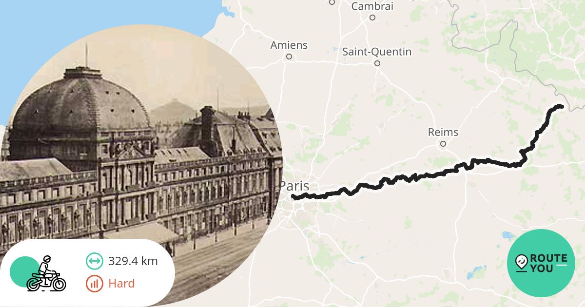 Louis XVI Flight to Varennes route. - Motorcycle route | RouteYou