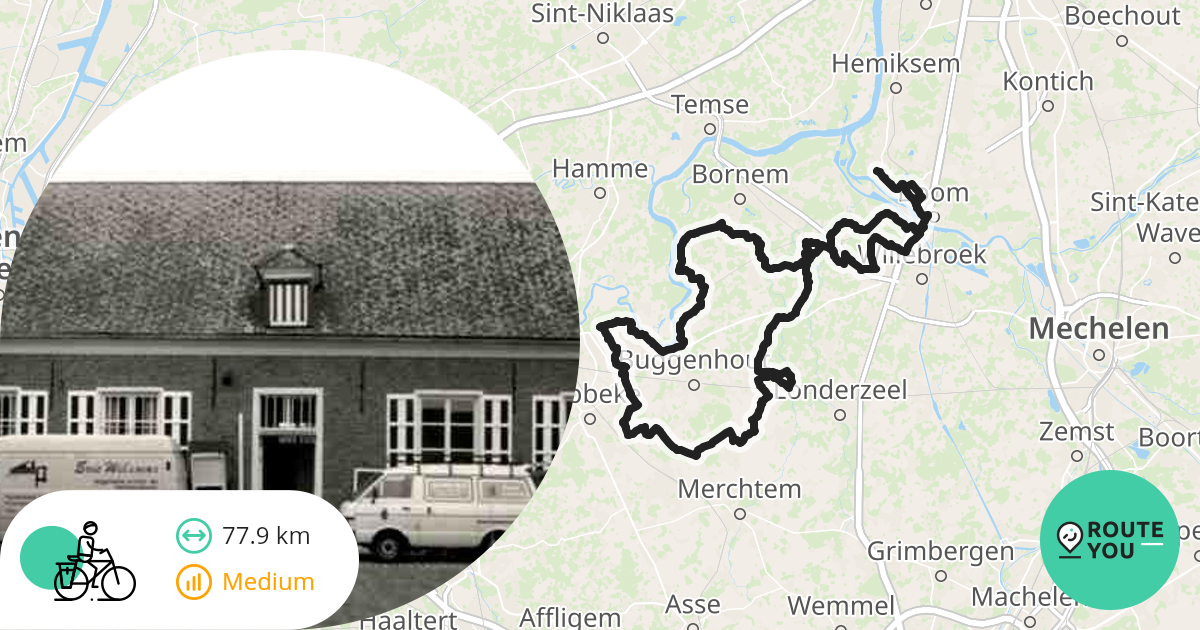 Vlassenbroek - Fietsroute | RouteYou