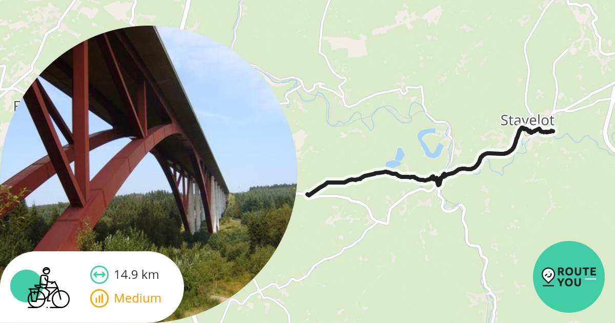 Stavelot - Basse-Bodeux - Stadsfietsroute | RouteYou