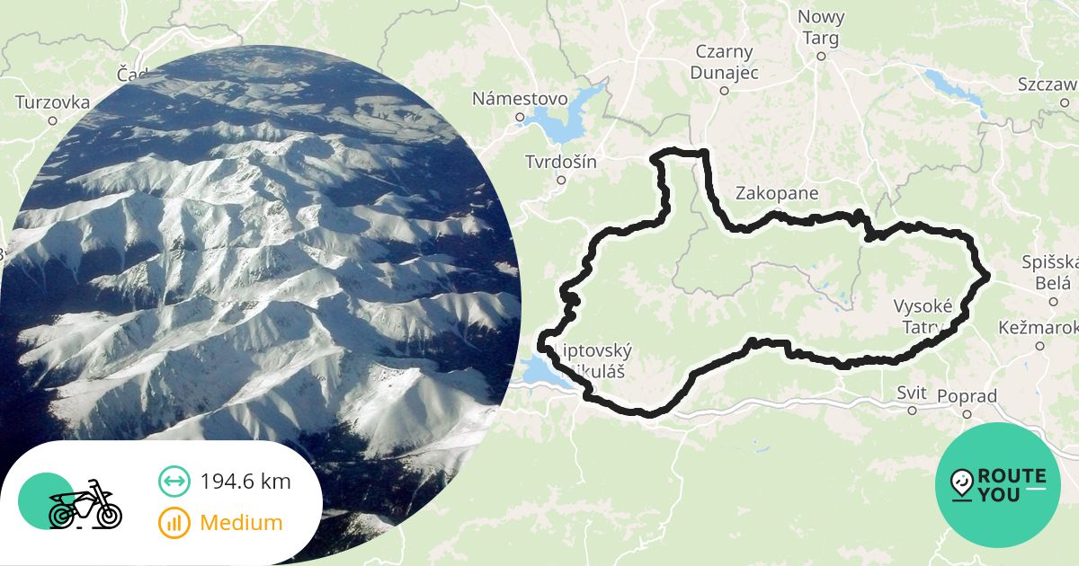 Around Tatra National Park - Touring motorcycle route | RouteYou