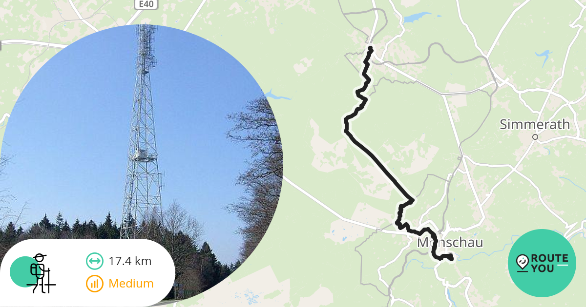Eifelsteig - Etappe 2 van Roetgen naar Monschau - Hikingroute | RouteYou