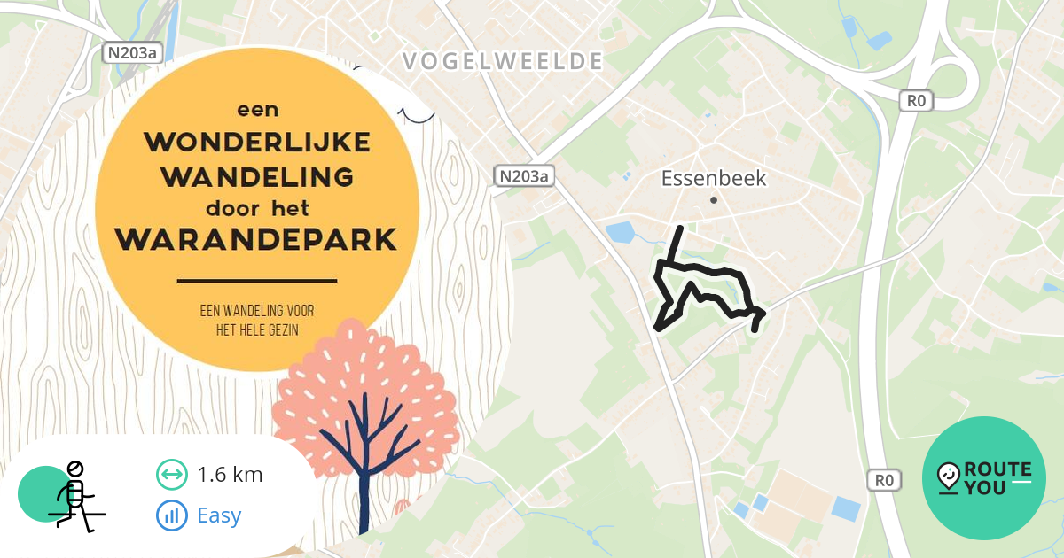 Een wonderlijke wandeling in het Warandepark - Recreatieve wandelroute ...