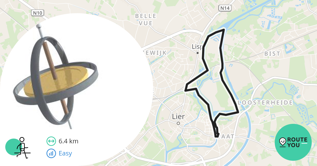 Langs de Nete vlakbij Lier - Wandelroute | RouteYou