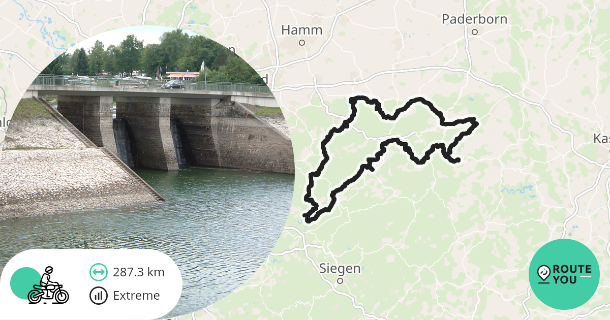 2019-08-01 09:40 - 5 meren in het Sauerland - Motorroute | RouteYou