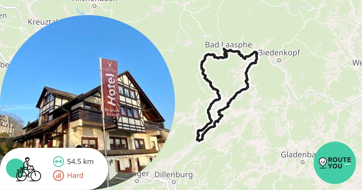 Bad Laasphe - Recreatieve fietsroute | RouteYou