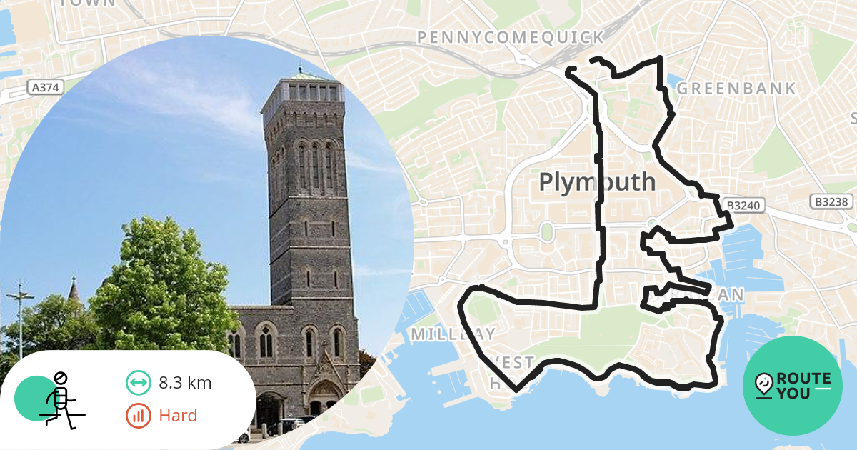 City walk Plymouth, one of the most beautiful natural harbors in the ...