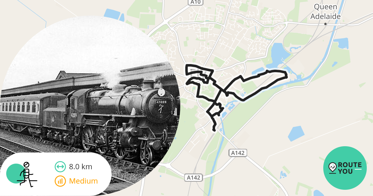 Ely Circular walk: the cathedral city - Recreational walking route ...