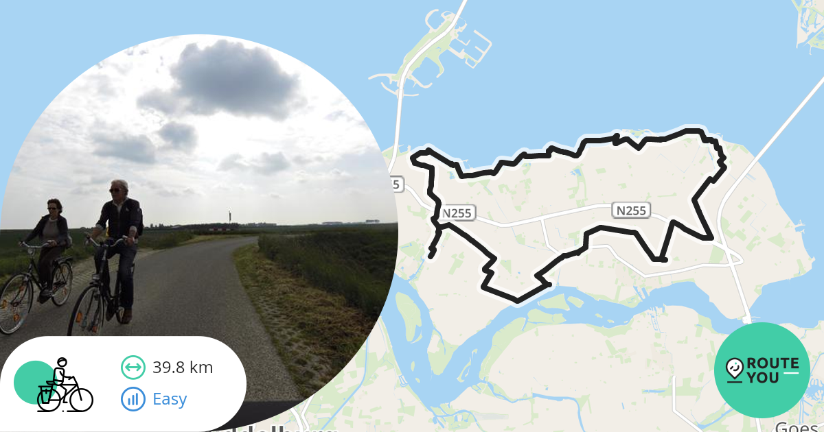 kamperland - Recreatieve fietsroute | RouteYou