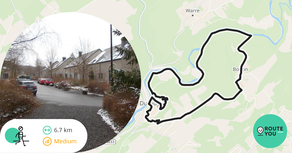 Bohon - Durbuy - Bohon - Recreatieve wandelroute | RouteYou