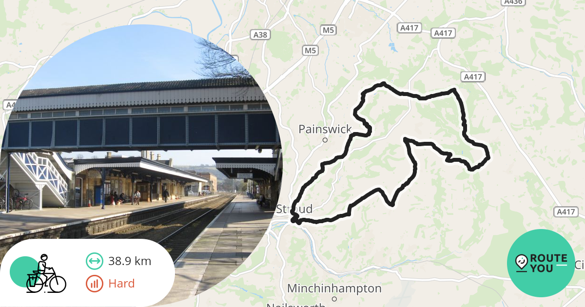 Introduction to the Cotswolds from Stroud - Recreational cycle route ...