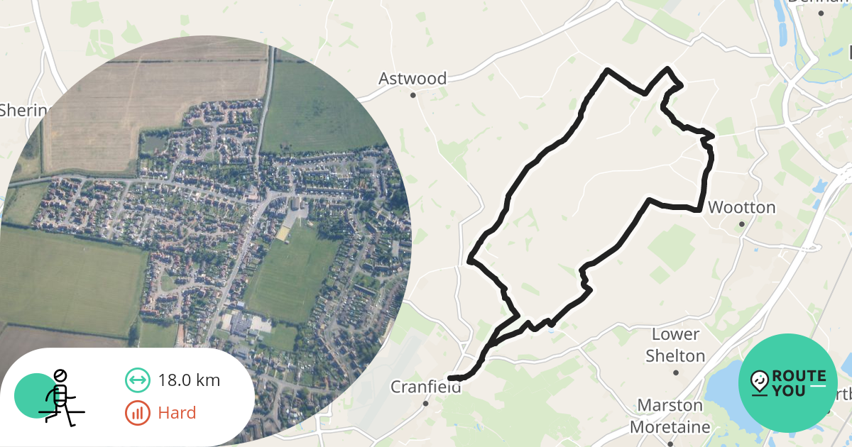 Hiking on the Clay Way and the John Bunyan Trail - Recreational walking ...