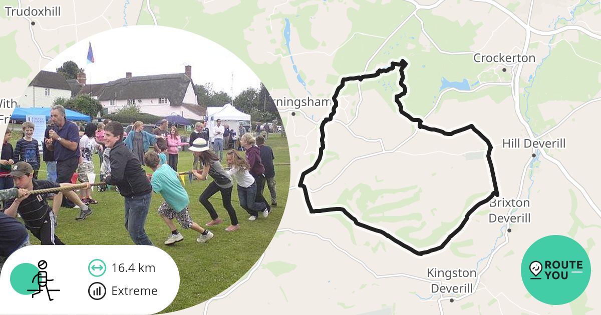 Nice walk from Center Parcs Longleat Forest - Recreational walking ...